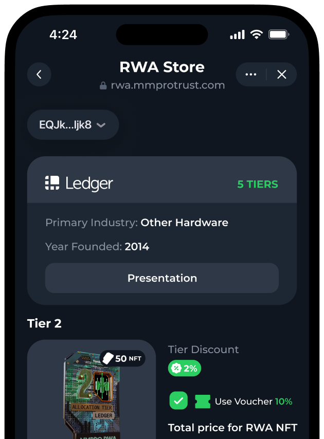 MMPro Trust RWA Store - Transform Your Future